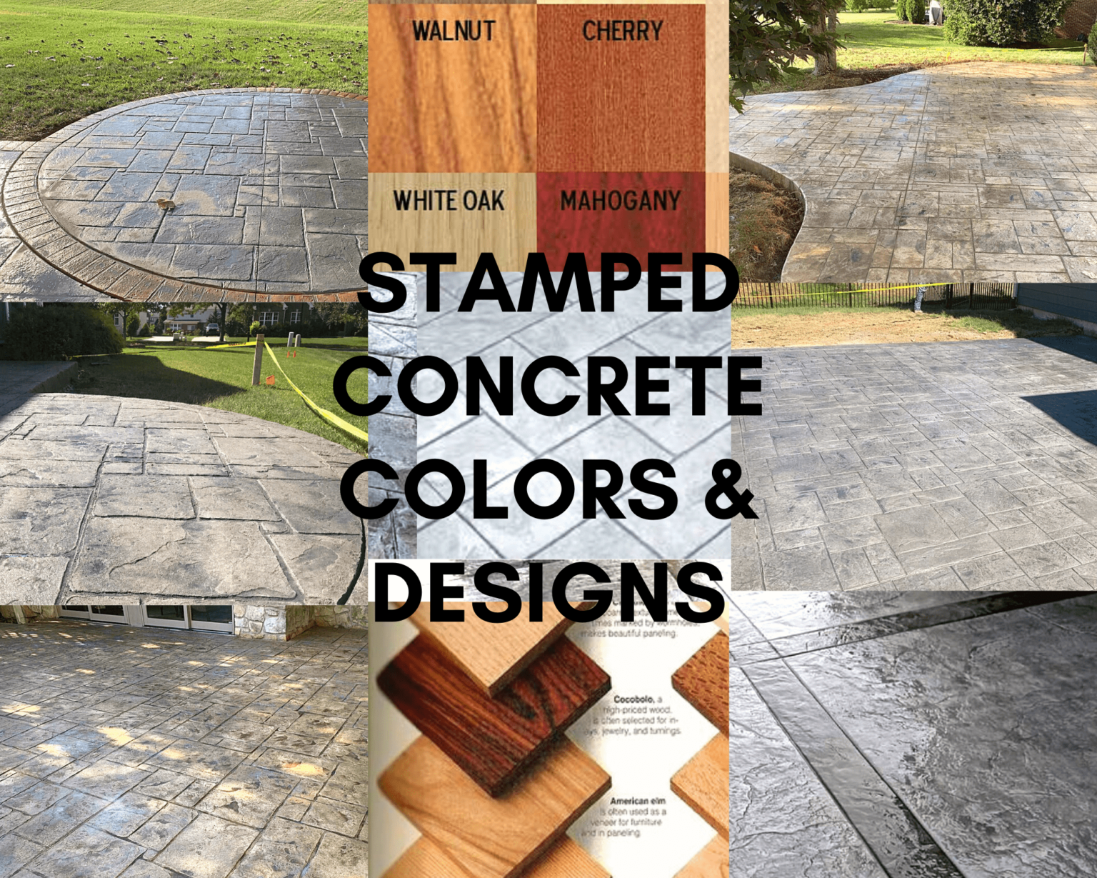 Stamped concrete colors - 10 best colors for stamped concrete?